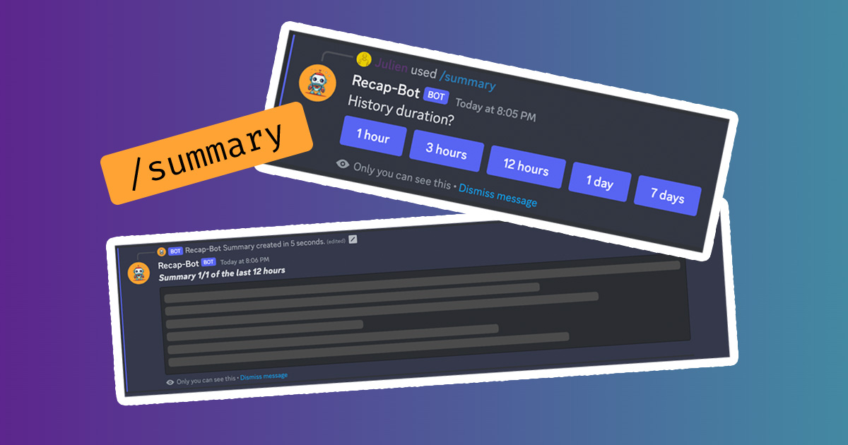 Recap Bot for Discord
